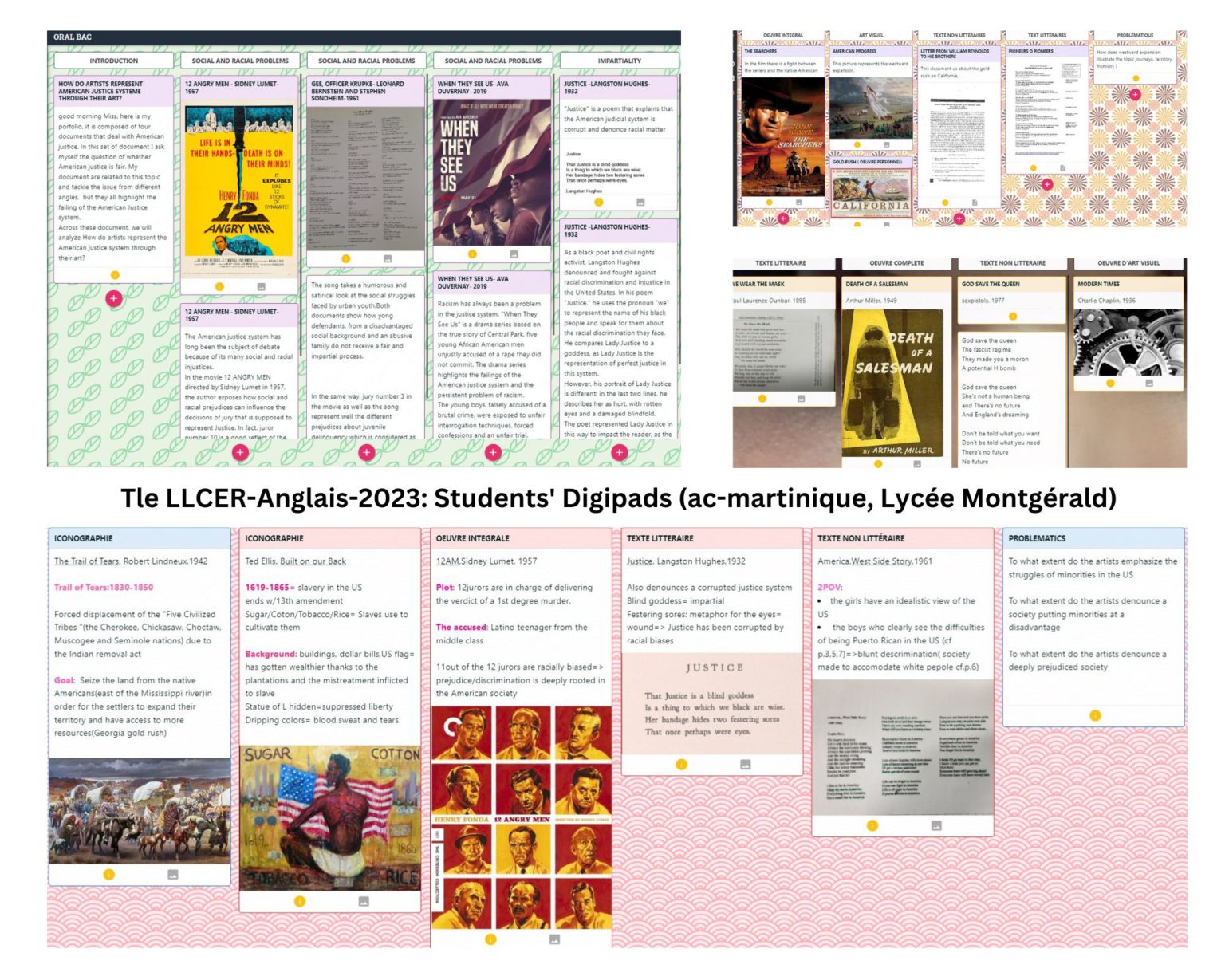 Conception d’un portfolio numérique avec Digipad en enseignement de spécialité LLCER | ANGLAIS