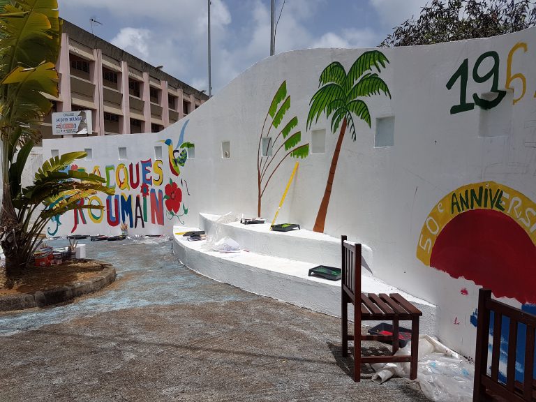 Le collège reprend des couleurs pour ses 50 ans – Collège Jacques ROUMAIN