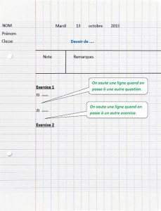 Bien présenter sa copie – COLLEGE PAUL SYMPHOR