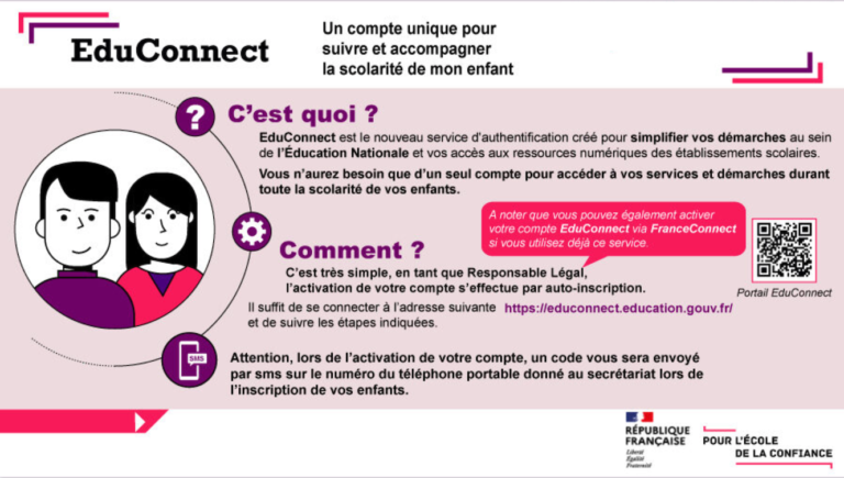 Accès à la plateforme Educonnect