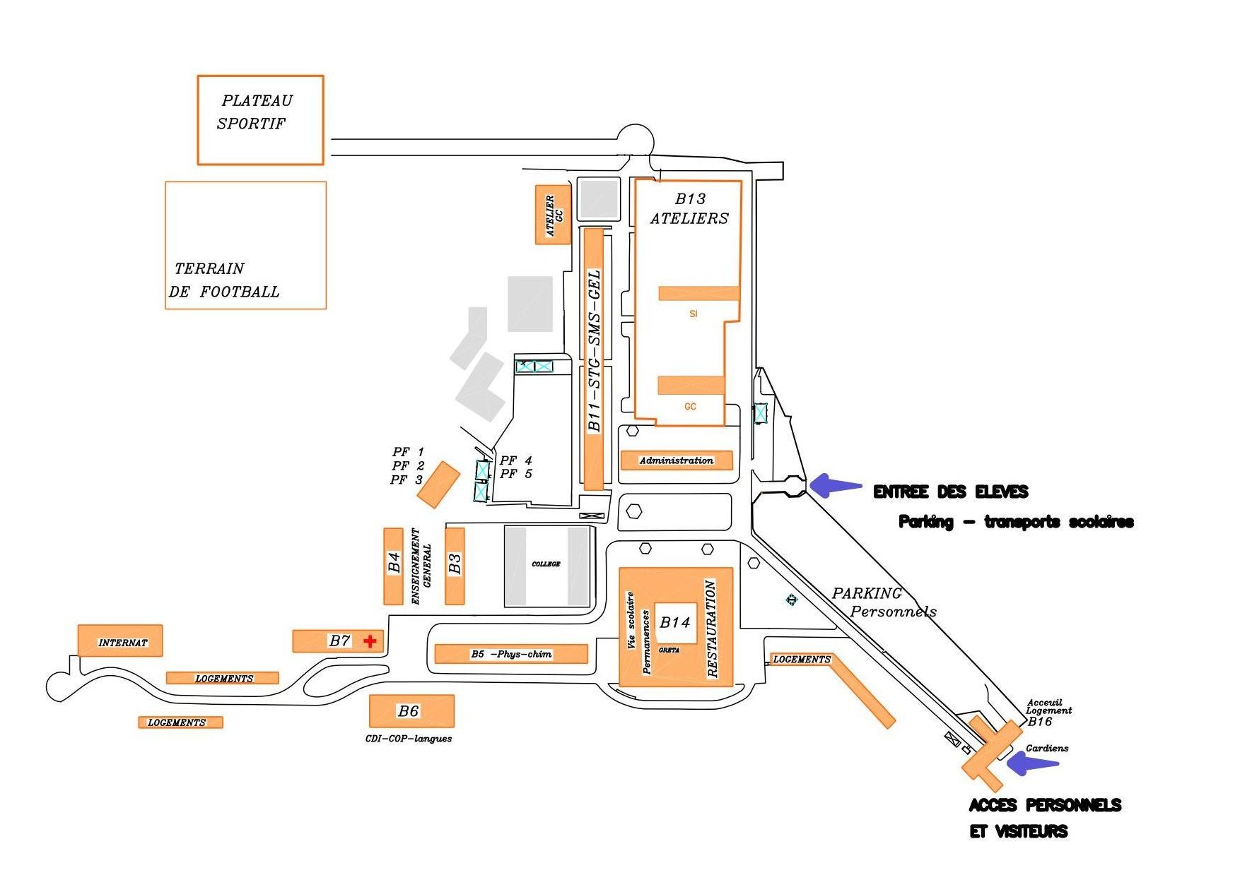 Plan et visite virtuelle du lycée – Lycée Général et Technologique ...