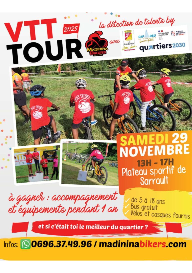 VTT TOUR 2025 – Un événement sportif et éducatif pour les jeunes ! Mountain Bike Tour 2025 – A ...