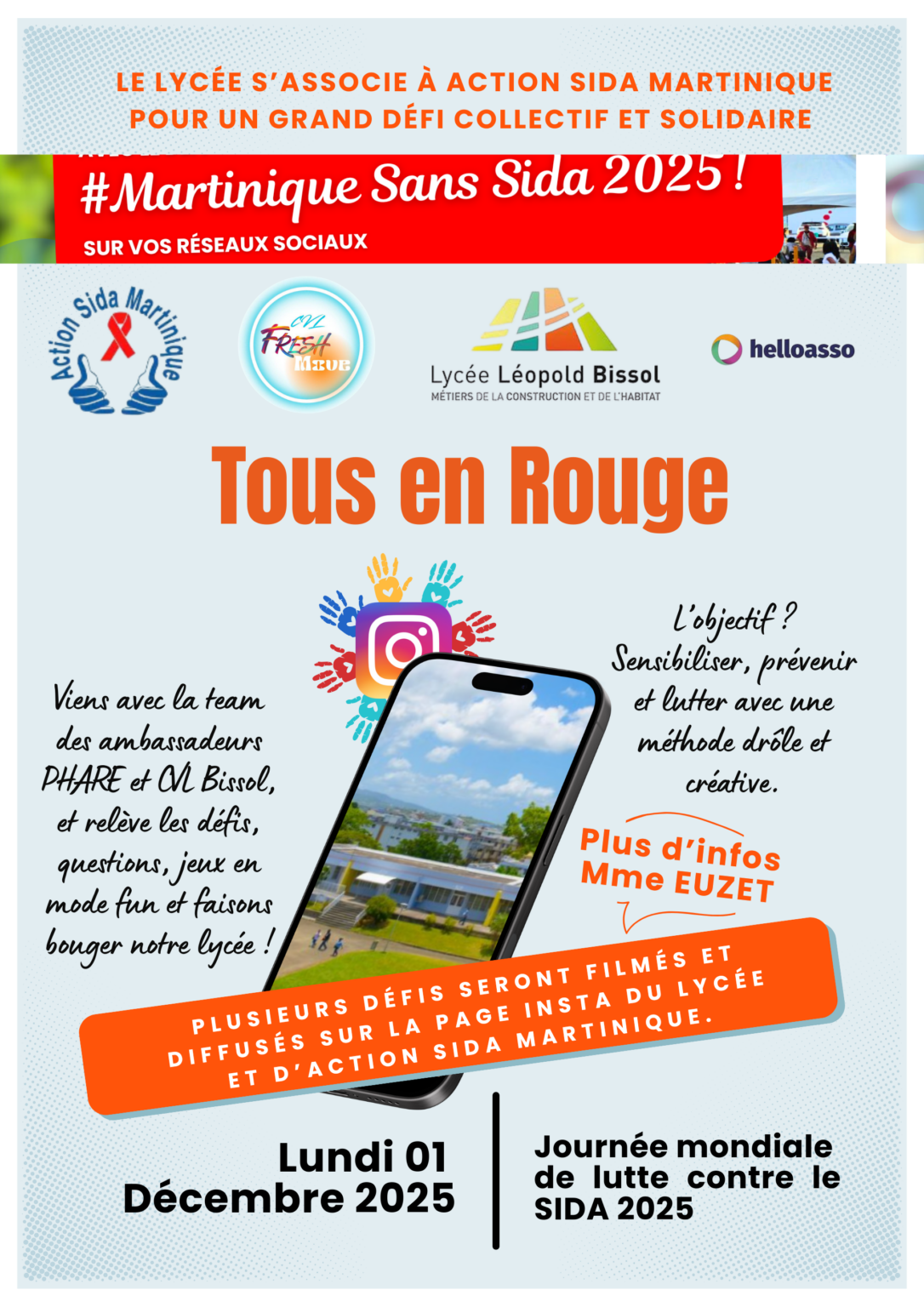 Grand Défi ACTI SIDA Martinique Challenge 2025 : Notre lycée relève le défi avec enthousiasme ...